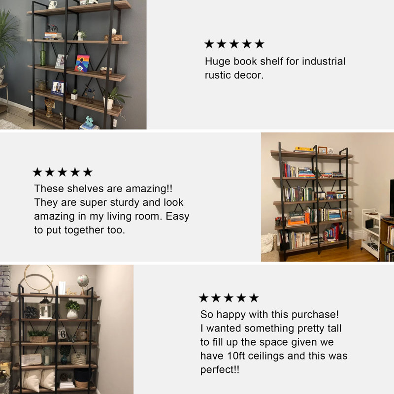 Khat double etagere bookcase store